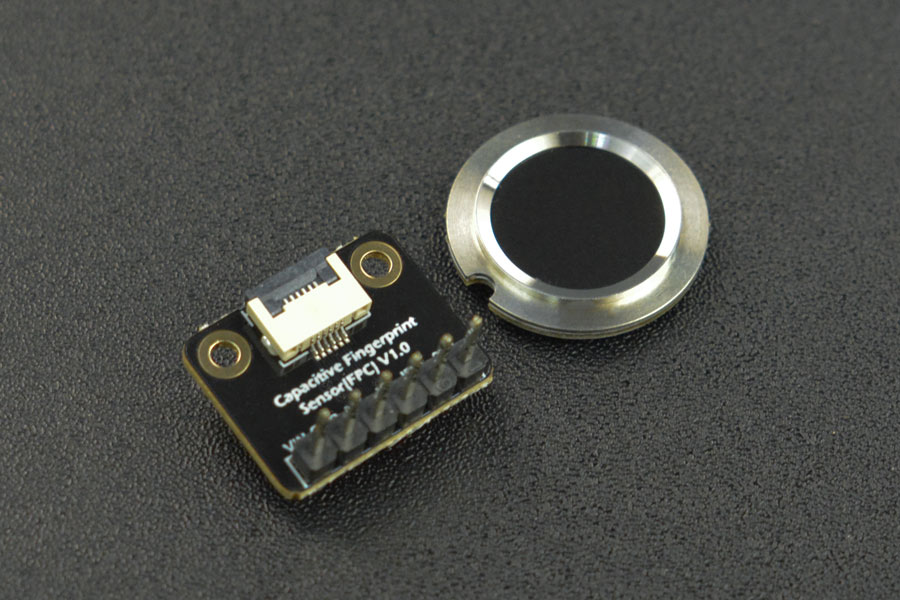 Fingerprint UART Capacitive Sensor FPC Connector DFRobot SEN0542 køb