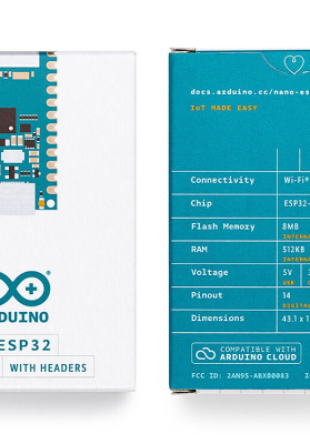 DFR Arduino Nano ESP With Headers Wi Fi BT MicroPython USB C