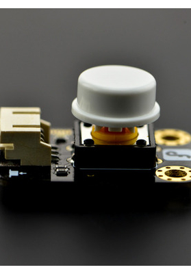 DFR0029-W, Push Button Digital White LED, Immersion Gold, 3.3-5V