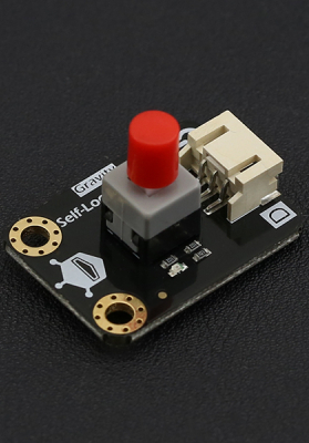 DFR0423, Self-Locking Switch, Digital, 3.3-5V, Gravity 3-Pin Interface