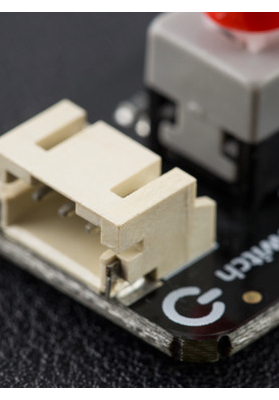 DFR0423, Self-Locking Switch, Digital, 3.3-5V, Gravity 3-Pin Interface