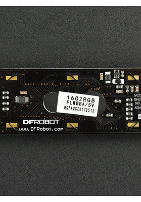 DFR0464, LCD Display, I2C 16x2 Arduino, RGB Backlight, 16M Colors, 4 Pins