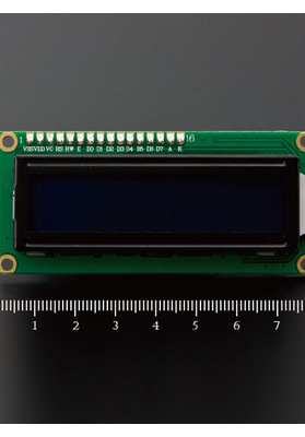 DFR0063, LCD Display Module I2C 16x2, Blue Backlit, Adjustable Contrast