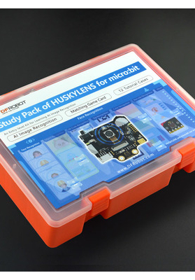 KIT0179-EN-1, Study Pack HUSKYLENS med microbit V2, AI-kamera, 25 projekter