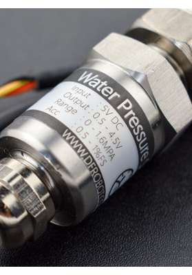 SEN0257, Water Pressure Sensor, IP68, 01.6 Mpa, Arduino Compatible