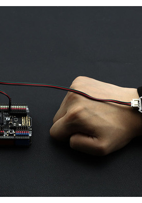 SEN0203, Heart Rate Monitor Sensor, Arduino, PPG, 3.3-6V, AnalogDigital