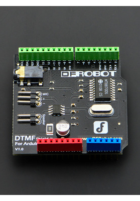 DFR0308, DTMF Shield for Arduino, Audio Speaker Connectors
