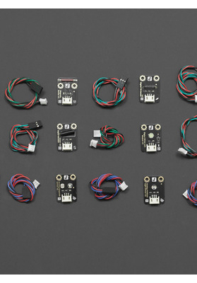 DFR0018, Sensor Set 9 PCS for Arduino, Light, Touch, Temp, Magnetic, Vibration