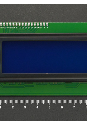 DFR0154, Arduino LCD Display Module I2C 20x4, Blue Backlight, Adjustable Contrast