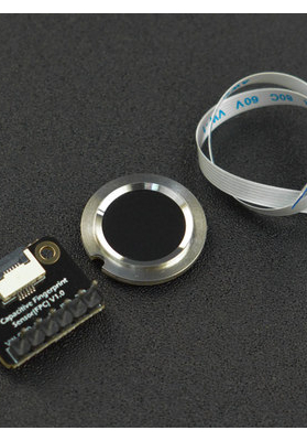 SEN0542, Capacitive Fingerprint Sensor UART 360deg Self-Learning 3.3V 40mA