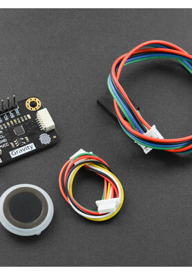 SEN0359, Capacitive Fingerprint Sensor, 360deg Entry, Self-Learning, I2C, 3.3-5V