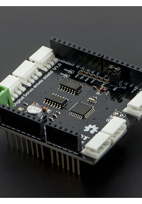 DRI0027, Arduino Digital Servo Shield, model Smart, for Dynamixel AX