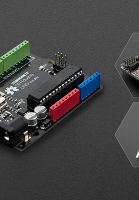 DFR0216-2, DFRduino UNO R3, IO Expansion Shield, USB-kabel A-B