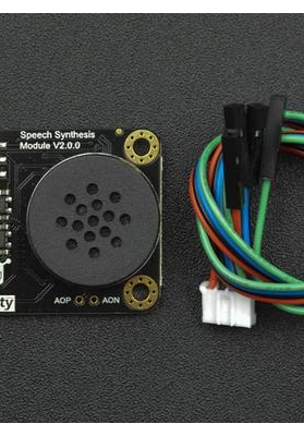 DFR0760, Speech Synthesis Module V2.0, I2CUART, Speaker, EnglishChinese