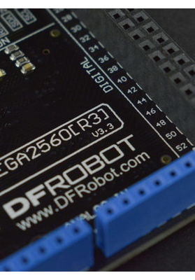 DFR0191, DFRduino Mega2560, Arduino Mega 2560 R3, 54 IO, 16 Analog