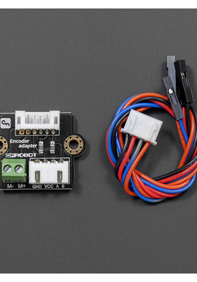 FIT0324, Encoder Adapter, 12V DC Motor Compatible, Built-in Pull-up ...