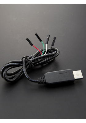 FIT0414, WRTnode Dev Cables Kit, USB to TTL Network Cable, Low Power