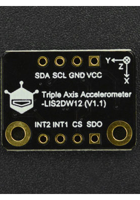 SEN0405, Triple Axis Accelerometer Sensor LIS2DW12, 16-bit, 2g4g8g16g