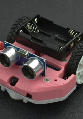 ROB0148-EN-LR, micro Maqueen Lite with Skin, Red, microbit Educational ...