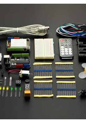 DFR0100, Beginner Kit for Arduino, DFRobot, 15 Projects, UNO R3