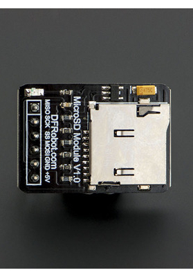 DFR0229, MicroSD Card Module Breakout for Arduino, 5V, SPI, 20x28mm