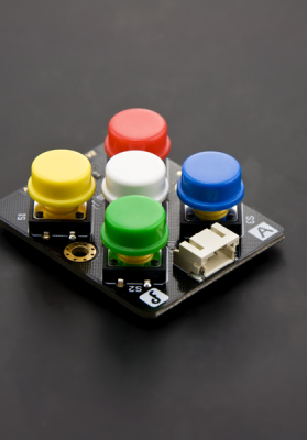 DFR0075, ADKeyboard Module V2, 5V3.3V Analog, 55x33mm