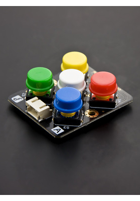 DFR0075, ADKeyboard Module V2, 5V3.3V Analog, 55x33mm