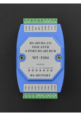 FIT0821, RS485 Opto-Isolated Hub, 4-Port, 2500V Isolation, 115.2Kbps