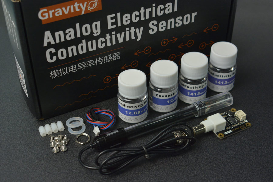 DFR0300, Analog Electrical Conductivity Sensor, Meter V2 K1
