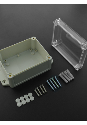 FIT0724, Plastic Project Box Enclosure, Waterproof Clear Cover, 5.83 x ...