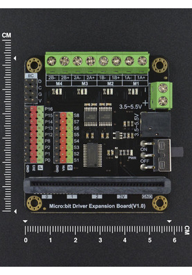 DFR0548, Driver Expansion Board - microDriver for microbit, 4 Motor, 8 ...