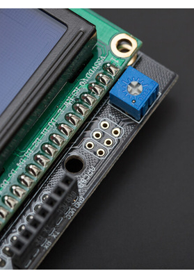 DFR0009, LCD Keypad Shield 1602, 5 Buttons, Backlight, Arduino