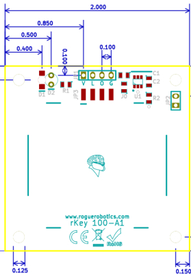 Capacitive Touch Key fra Rogue Robotics