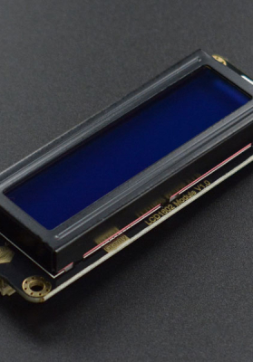 DFR0555, LCD Display Module LCD1602 I2C 3.3V5V Blue Backlight 16x2