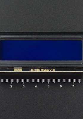 DFR0555, LCD Display Module LCD1602 I2C 3.3V5V Blue Backlight 16x2