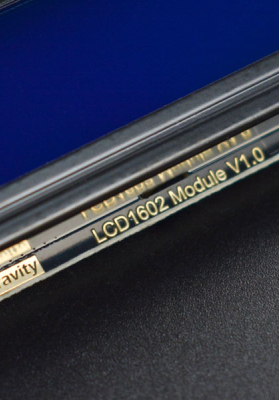 DFR0555, LCD Display Module LCD1602 I2C 3.3V5V Blue Backlight 16x2