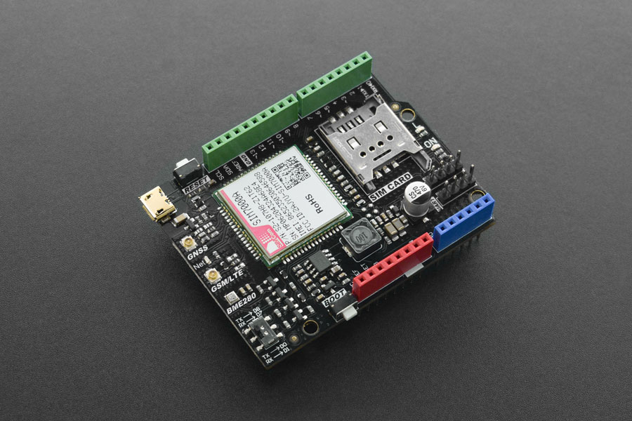 Dfr0763 Arduino Nb Iot Expansion Shield Sim7000a Lte Gprs Gnss Low