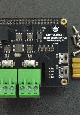 DFR0824, RS485 Expansion Hat, Dual channel, for Raspberry Pi 4B
