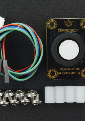 SEN0322, Oxygen O2 Sensor, Electrochemical, High Sensitivity, I2C, 3.3-5.5V