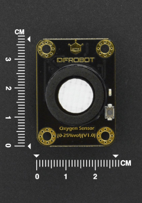 SEN0322, Oxygen O2 Sensor, Electrochemical, High Sensitivity, I2C, 3.3-5.5V