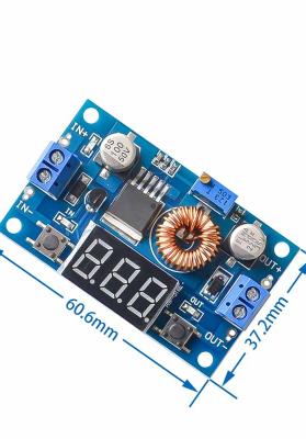 400120: Effektiv DC-DC step-down converter, 4-38V til 1.25-36V, 5A. Op til 96% effektivitet. Køb ...