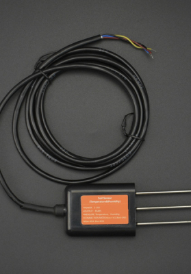 SEN0600, Soil Temperature and Moisture Sensor RS485 MODBUS RTU, IP68, 5 ...