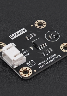 DFR1132, Hall Effect Sensor, Linear, Analog, with +-1200 GS Magnetic ...