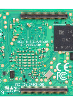 Raspberry Pi Compute Module 5 (4GB RAM, 32GB eMMC, 2.4 / 5.0 GHz ...